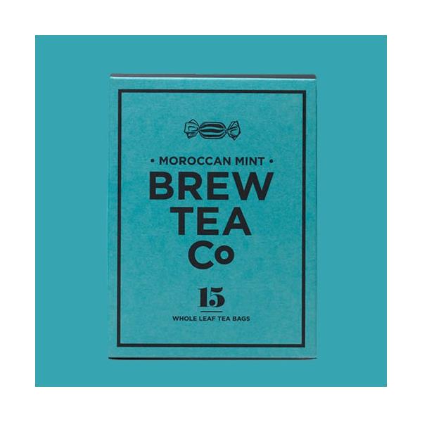 【Moroccan Mint】本場モロッコのミントティーは、緑茶（ガンパウダー）をお湯で煮出し、フレッシュミントとたっぷりの砂糖を加え甘くいただくのをご存知ですか？Brew Tea Co. のモロッカンミントは本場に忠実に、緑茶（ガンパウダ...