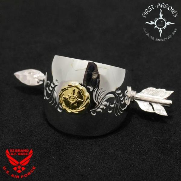 ●商品名ファーストアローズ K18付バレッタ＆ファーストアロー 髪留め o-207●キーワード送料無料 代引き手数料無料 メール便対応 アメカジ バイカー ネイティブ インディアン 手彫り ジュエリー アクセサリー バレット ヘアクリップ ...