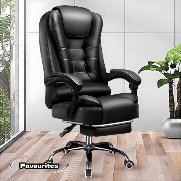 【商品仕様】サイズ：幅68×奥行50×高さ107-115cm(座面高:55-65cm)重量：17.5kg材質：ソフト高級なレザーチェア・高密度ウレタンフォーム・高耐荷重美観の鋼製ベース・強化ナイロンキャスター※ご購入前の注意事項・サイズが手...