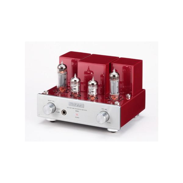 デスクトップやベッドサイドなどにも最適な超コンパクトモデル。出力管は、小型ながら駆動力がありバランスが良い「6BQ5」を搭載。出力回路は、「6BQ5」の持ち味をそのまま引き出す純A級シングル回路を採用。■使用真空管：6BQ5×2本、12AX...