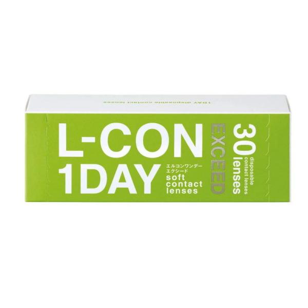 ・販売名：エルコンワンデー エクシード・医療機器承認番号：21700BZY00394A04・使用期間：1日使い捨て・ベースカーブ：8.70ｍｍ・パワー：−0.50D〜−12.00D・直径：14.0ｍｍ・区分：医療機器