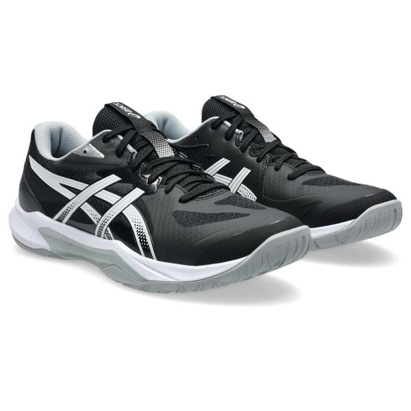 ■メーカー名： ASICS（アシックス）■品名 ：GEL-TACTIC 13■品番：1073A079-001■カラー：Black/White■幅/ラスト：STANDARD■アッパー素材：合成樹脂・人工皮革（合成皮革）・合成繊維■アウター素材...