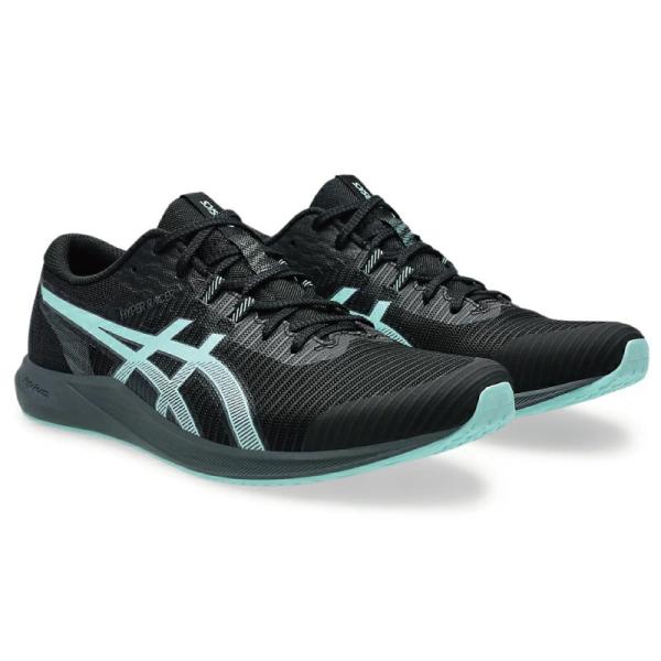 ■メーカー名：asics（アシックス）■品名 ：アシックス  ハイパー レーサー■品番：1093A233-002■カラー：ブラック/イルミネートミント■対応種目：800m~10,000m■アッパー：合成繊維、合成樹脂■アウトソール：ゴム底、...