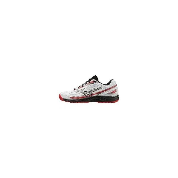 ■メーカーMIZUNO（ミズノ）■品名BREAKSHOT 4 AC■品番61GA2340■カラー62:ホワイト×ブラック×レッド■サイズ22.0〜28.0cm■素材甲材：人工皮革、合成繊維底材：合成底■質量約290g（27.0cm片方）■対...