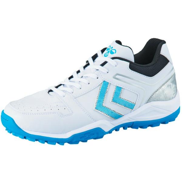 ■メーカー名：hummel（ヒュンメル）■品名 ：グランドシューター5■品番：HAS6016■カラー：1075(White/Sax)■サイズ：22.5〜25.5cm■幅ラスト：WIDE■素材：アッパー：合成繊維　ミッドソール：合成樹脂　アウ...