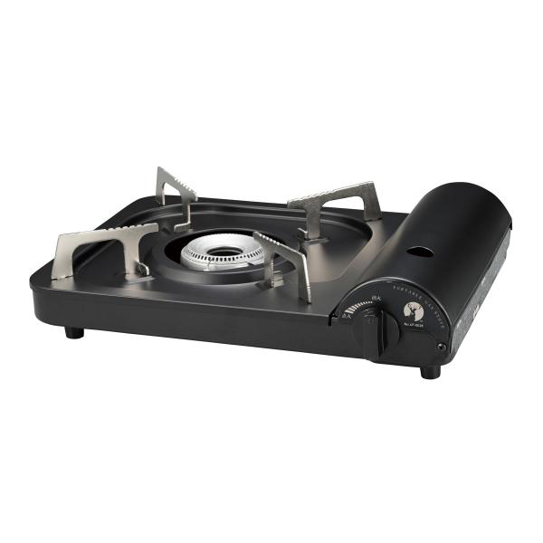 ■メーカー名：CAPTAIN STAG■品名 ：ポータブル　カセットコンロ（ブラック）■品番：UF-0028製品サイズ(約) 外形寸法：幅342×奥行270×高さ86mm■重量(約) 1.5kg■材質（品質） 本体・ボンベカバー・汁受け：鉄...