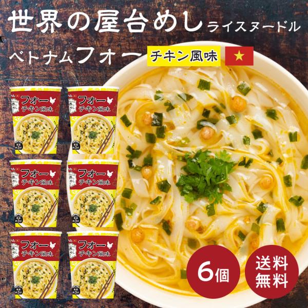 【世界の屋台めし ベトナム フォー（チキン風味）】世界のグルメを簡単に楽しめるようにアレンジした「世界の屋台めし」シリーズに、繊細な鶏肉の風味が特徴のチキン風味のスープのフォー 登場【フォーとは？】フォーはベトナム全土で食べられている米粉か...