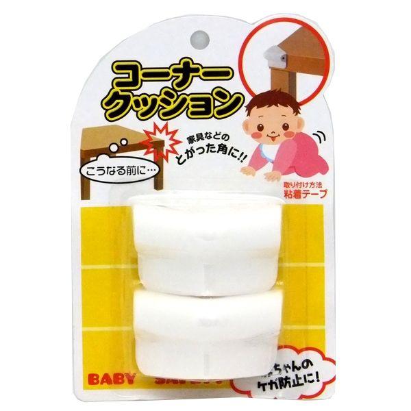 ■お子様の安全対策に！危険から守ります。机やキャビネットなどの角で赤ちゃんがケガするのを防ぎます。内側が空洞になっているので、クッション性があります。■取り付け方法　粘着テープ付きで取り付け簡単！■商品サイズ　約縦５３×横５３×高３５ｍｍ■...
