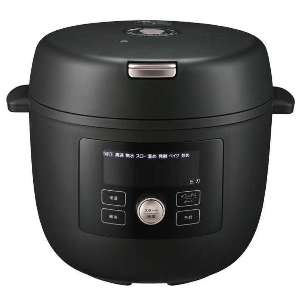 タイガー魔法瓶 電気圧力鍋　TIGER COOKPOT（タイガークックポット） COK-B400 KM マットブラック・材料を入れてボタンを押すだけ！3ステップで簡単クッキング・1台11役をこなす多機能モデル、簡単操作のオートメニュー搭載・...