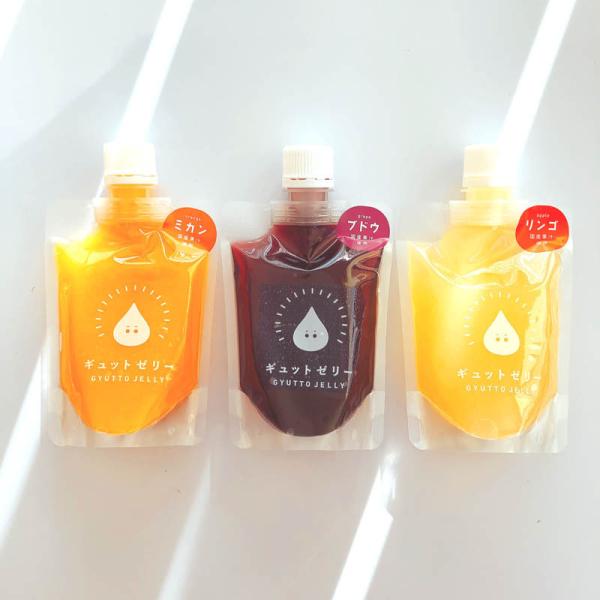 飲むゼリー 食べきりサイズ お試し 3個セット 国産果汁 ギフト 手土産 常温保存 GYUTTO<br><br>名称：飲むみかんゼリー<br>種類別：清涼飲料水<br>原材料名：みかんジュース...