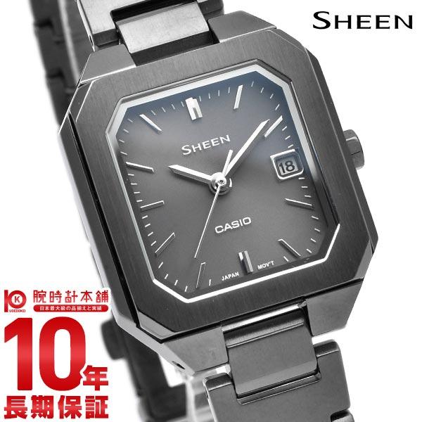 カシオ シーン SHEEN Solar Sapphire Model SHS-4528BJ-8AJF レディースエレガントとクールが融合した新型モデルです。ブラック×ピンクゴールド、ダークグレー、シルバーの3タイプをご用意。ベゼルはヘアライ...