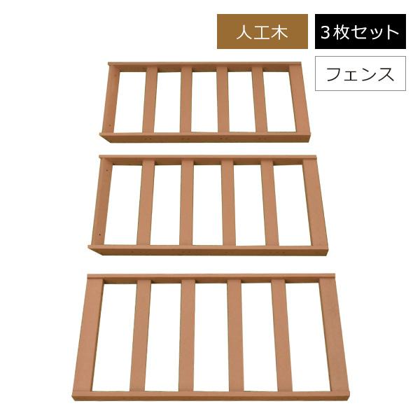 組立もメンテナンス楽々、リアルな木の質感を味わえる、人工木デッキ【カルパティアIIIフェンスセット】です。【商品仕様】■サイズ（1枚あたり）長さ約90×高さ45×5cm■重量約18.5kg ■カラーブラウン ■素材人工木（ＷＰＣ樹脂） ■梱...