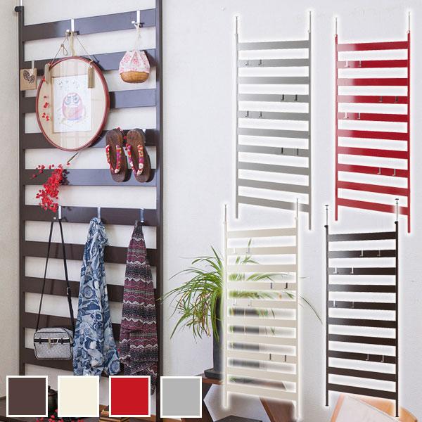 壁面収納 ラダーラック パーテーション 突っ張り式 省スペースお部屋にちょっとしたアクセントを与え、貴方のアイデア次第でお部屋をショップのように演出できるNEWつっぱり式ラダーラック。ちょっとした壁面スペースを有効活用でき、お部屋をお洒落に...