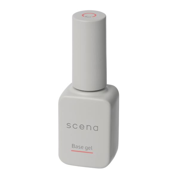 ★当商品は旧ベティジェル(Bettygel）のリニューアル後継製品となります★プリジェルから新姉妹ブランド『scena シーナ』登場！しっかり密着するベースジェルです。。流れにくい粘度で素早いレベリング。※薄塗り推奨です※フォルムを整える場...