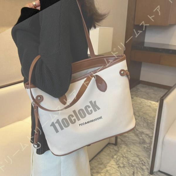 サイズ／寸法バッグ：F：高さ：25cm  マチ：14cm   幅：約36cm素材／材質キャンバス【大容量バッグ】A4サイズが楽々入る大容量バッグで中はポケットで仕切られており使い勝手バツグン！【高品質】高密度のキャンバス材質でとても丈夫で長...