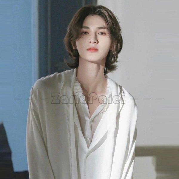 ■商品コート：210426manjf3a■カラー ライトブラウン ダークブラウン ライトグレー 自然ブラック ベージュ■サイズ F※サイズは平置きでの実寸になっております。多少誤差がございます。ウィッグ かつら メンズ 前髪付きウィッグ 部...