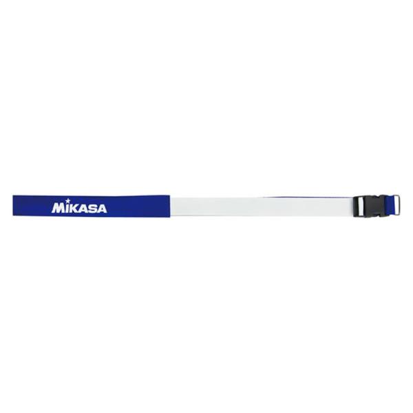 素材：ナイロン、ゴム / サイズ：幅５ｃｍ×全長１１ｍ、ゴムとりつけ部／３４０ｍｍ / 用途：６人制・９人制バレーボールコートに対応 / 原産国：台湾 / ネット際プレーでの必需品。軽量で、とりつけ簡単。６・９人制兼用。