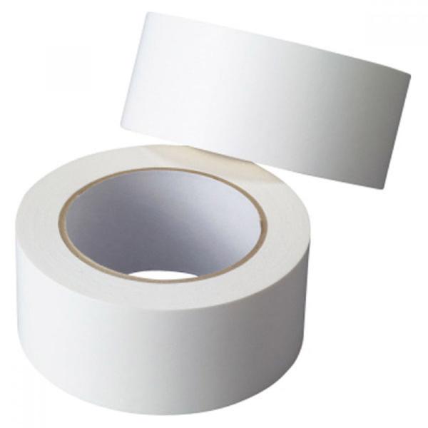 和紙だから伸びない。使用後の処理が簡単。床にやさしい弱粘着。白色が濃く、切れにくい。 / 素材:和紙 / サイズ:幅50mm×長さ50m / 2巻入 / *弱粘着なので、テープを重ねて貼ると剥がれることがあります。 / 原産国:日本