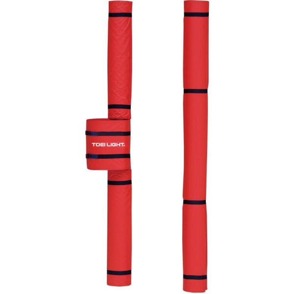 ２本１組 / サイズ：外径１４．５×内径１０．５×長さ１８０ｃｍ / 素材：外被／ナイロンターポリン、芯材／ポリエチレンフォーム / 重量：３ｋｇ／組 / ネット巻側３分割、フック側一体成型、装着簡単なベルト式マジックテープ止 / 衝撃吸収...