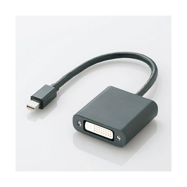 【発売日：2014年05月10日】■Mini DisplayPort搭載機器のデジタル映像を、DVIデジタル入力対応のディスプレイやプロジェクターなどに出力できる変換アダプタです。 ■サビなどに強く信号劣化を抑える金メッキピンを採用していま...