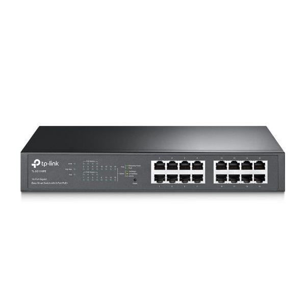 【発売日：2017年11月01日】16-Port Gigabit Desktop/Rackmount PoE+ Easy Smart Switch、 16 Gigabit RJ45 ports including 8 PoE+ ports、...