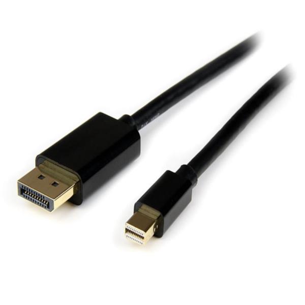 【発売日：2016年08月01日】4m Mini DisplayPort - DisplayPort変換アダプタケーブル。片側にMini DisplayPort(オス)コネクタ、もう一方の側にDisplayPort(オス)コネクタを装備して...