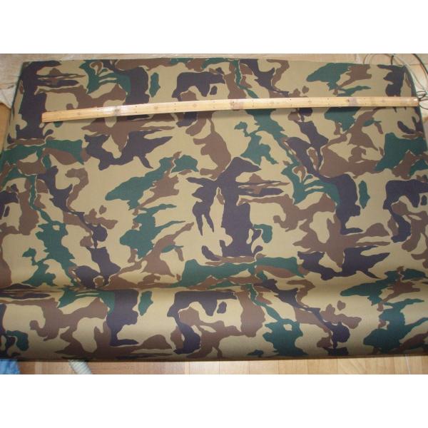 【発売日：2019年12月03日】ご好評を頂いている生地の追加販売再開です。最後の反物になりますので、お早めに。撥水・防水加工の迷彩生地。耐水度：350mm　（JIS L 1092 繊維製品の防水性試験方法による。当社調べ）　　ちなみに雨傘...