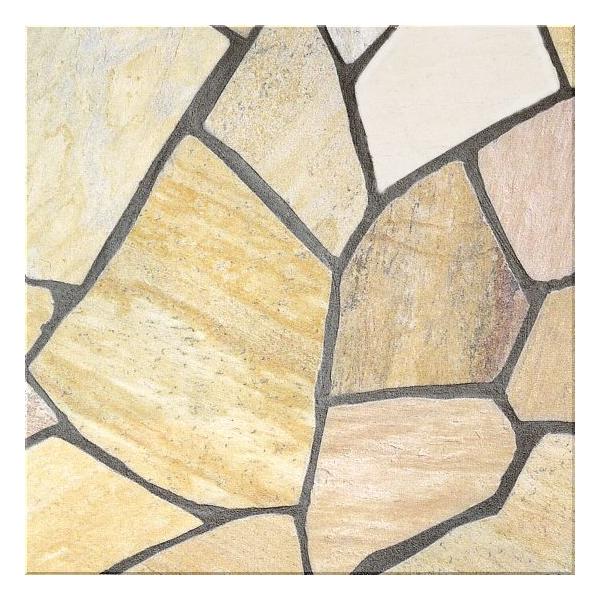 イエロー系の乱形石材になります。原産国　ブラジル石厚　10mm〜35mmこの商品は1ケース(0.5m2)単位の出荷となります。m2あたり2ケース必要になります。※148KINGは通販限定の商品や激安商品を豊富に取り揃え、外構用・店舗用・住宅...