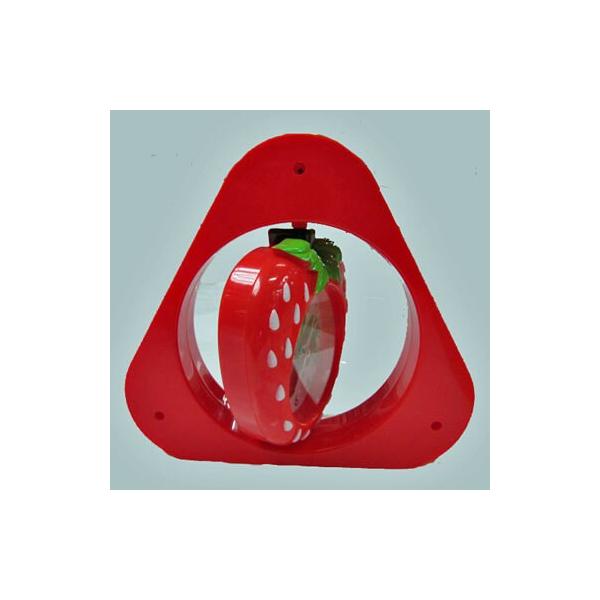 〜商品仕様〜赤字の処分価格！本体サイズ　約１５センチ×約１６センチ　幅　約３センチ素材　プラスチックカラー　赤、ピンク　より選択してください単３型電池　１本要（別売り）※フルーツを回すときは手動で動かします※輸入品のため、多少箱が潰れていま...