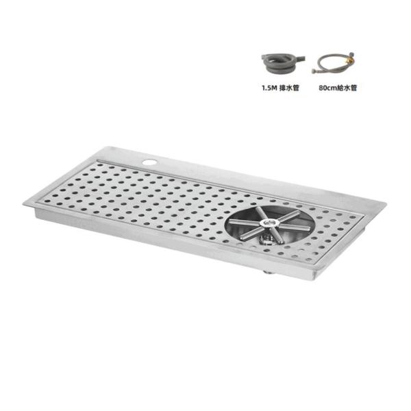 ビールや紅茶、ミルクティーで汚れたマグカップを洗浄するスプレー式の洗浄器です。本体はSUS304ステンレス製で、シルバーカラーです。スプレーノズルとフィルターが付属しています。ガラスやプラスチック製のカップにも使用できます。大型のマグカップ...