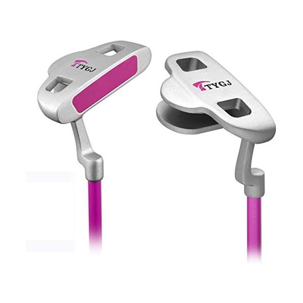 ジュニア向けのゴルフパターです。軽量で振りやすく、初心者の練習に適しています。高性能ラバーグリップとカーボンシャフトを採用しています。滑り止めと衝撃吸収性に配慮しました。56cm、71cm、81cmの3サイズから選べます。サイズは手作業のた...