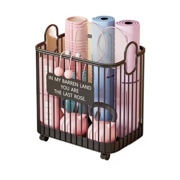 ヨガマットやフィットネス機器をすっきり収納できる壁面設置型のラックです。金属フレームで高耐久性と安定感があります。幅40cm×高さ120cm×奥行25cmでサイズ調整が可能です。ヨガマットの他、フィットネス機器や雑貨などの収納にも対応します...