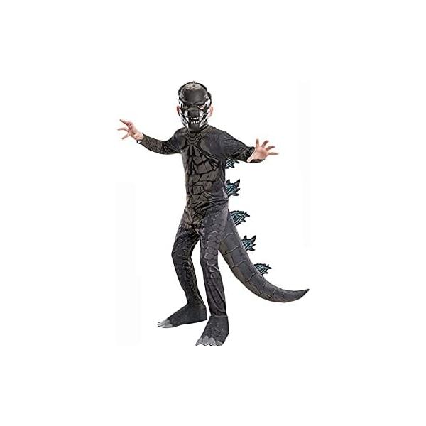 ハロウィンや学園祭などのイベントで活躍する、キッズ向けのコスプレ2点セットです。ゴジラ風のモンスターデザインを採用しています。素材はポリエステルです。サイズは90-100、100-110、110-120、120-140の4種類をご用意してい...