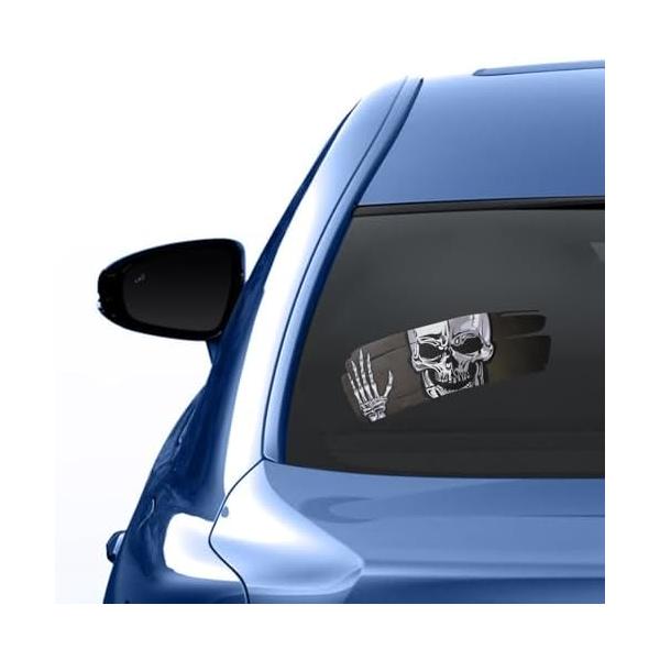 ハロウィンシーズンに使えるスケルトンデザインの取り外し可能なステッカーです。高品質PVC素材で防水・耐候性に優れ、色あせしにくい仕様です。滑らかな面に貼れて、車やノートパソコン、壁など幅広い場所に使用できます。サイズは約14.5cm四方です...