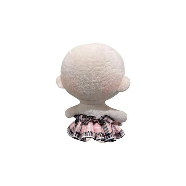 エタモのぬい服コレクションから、約10~12cmのボディに合わせたチェック柄のミニスカートです。タータンチェックの定番デザインで、制服コーデなどにご利用いただけます。ウエストはゴム仕様で着脱が容易です。素材は柔らかく肌触りの良い綿混素材を使...