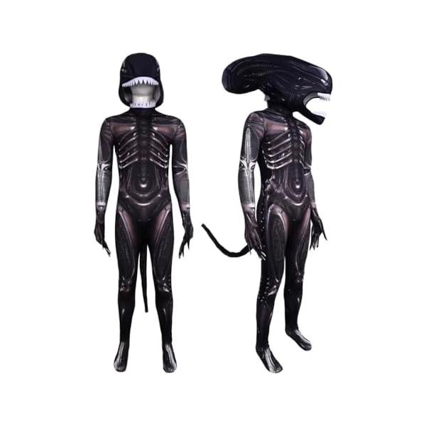 エイリアンロムルスのコスプレ衣装セットです。ヘッドギアとボディスーツがセットになっており、コスプレ小物も付属しています。素材はポリエステルとスパンデックスを使用しています。ハロウィンやイベント、パーティーなどでご利用いただけます。サイズは手...