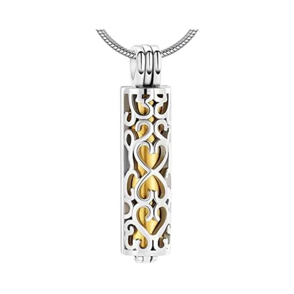 大切な人を身近に感じられる手元供養用のハート型ペンダントです。遺骨や遺灰を収納できます。高品質ステンレス製で耐久性があります。シンプルなデザインで日常使いにも適しています。サイズは約幅1.8cm×高さ2.5cmです。サイズは手作業のため誤差...