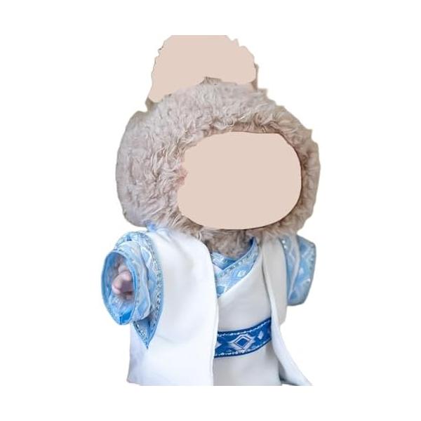 ラブブ17cm専用の着せ替え服です。漢服をモチーフとした男スタイルの3点セットで、エレガントな雰囲気を演出できます。裏衣、コート、ベルトの3点がセットになっています。素材はポリエステルと綿の混紡です。ラブブ17cmに合わせた専用サイズです。...