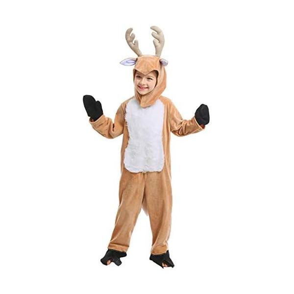 子供向けのサンタや動物をモチーフにしたコスチュームです。ハロウィンやクリスマスパーティーなど、秋冬のイベントでお使いいただけます。素材はコットン、ポリエステル、フランネルを使用しています。サイズはXSからXLまで5サイズをご用意。肩幅、胸周...