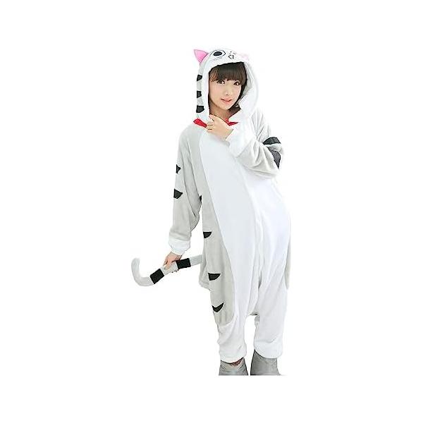 ハロウィンやイベントに適した子供向けの動物着ぐるみパジャマです。トラネコのデザインで、柔らかいフリース素材を使用しています。幼稚園や学校のコスプレなど、様々なシーンでご利用いただけます。サイズは手作業による誤差が生じる場合があります。モニタ...