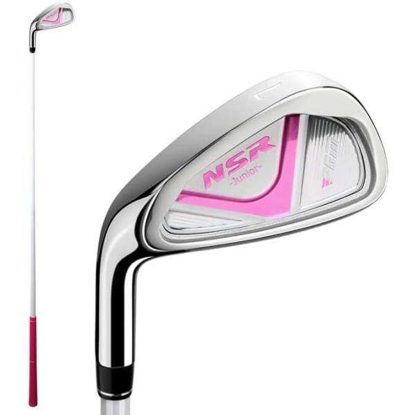 子供用の左利き向けゴルフアイアン7番単品です。ジュニアや初心者の練習に適しています。カーボンシャフトで軽量設計です。3-5才用、5-9才用、9-12才用のサイズがあります。サイズは手作業のため誤差が生じる場合があります。モニターにより色味が...