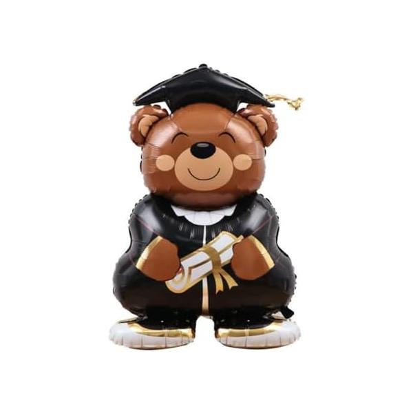 アルミホイル素材で作られた、卒業式やパーティー用の大型クマバルーンです。高品質のアルミホイル素材を使用し、丈夫で再利用が可能です。組み立てが簡単で、ポンプや電動ポンプで空気またはヘリウムを入れて膨らませられます。卒業式や学校イベントなどの装...