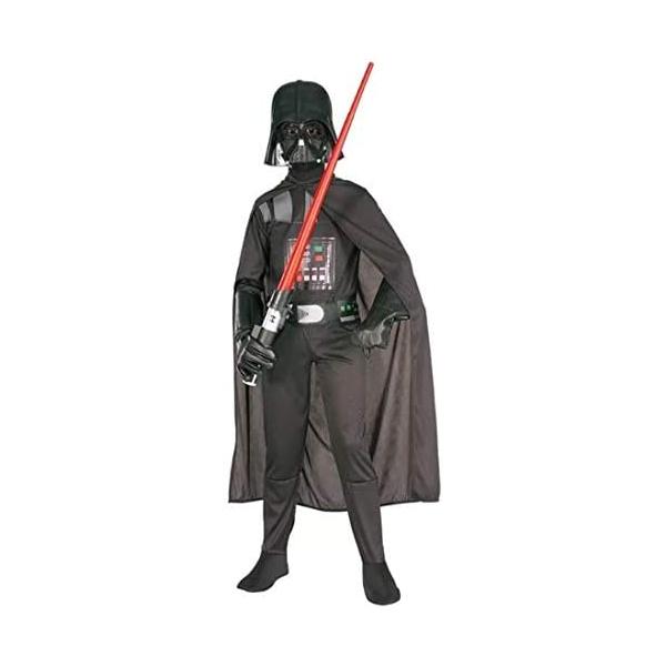 スター・ウォーズの人気キャラクター、ダースベイダーを再現したキッズ用コスプレ衣装です。マント、トップス、ブーツカバーつなぎズボン、ベルトの4点セットです。ポリエステル製で軽量です。S/M/Lの3サイズ展開で、対象年齢は7歳から13歳を想定し...
