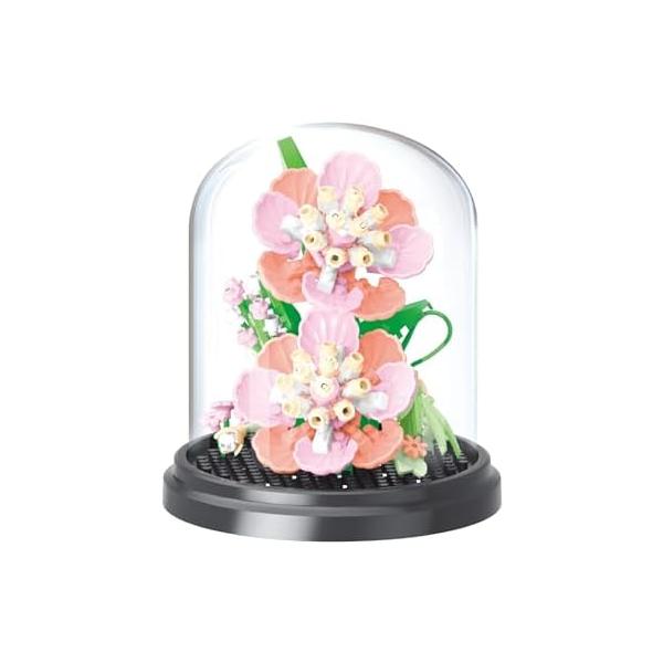手作りで組み立てる、ピンクの花をあしらったホームブーケや盆栽ツリーのアクセサリーです。紙とプラスチック部品でできており、組み立て後は幅約15cm、高さ約25cm、奥行約8cmのサイズになります。バレンタインや母の日、記念日などの贈り物として...