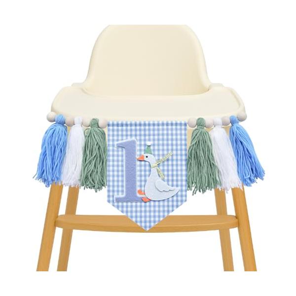 1歳の男の子向けにデザインされた農家風のハイチェアバナーです。素朴な青い糸タッセルとキャンバス素材が特徴で、ボーホーやパーティーの装飾に適しています。組み立て済みでパッケージから出してすぐに吊るせます。ハイチェアやケーキスマッシュセットアッ...