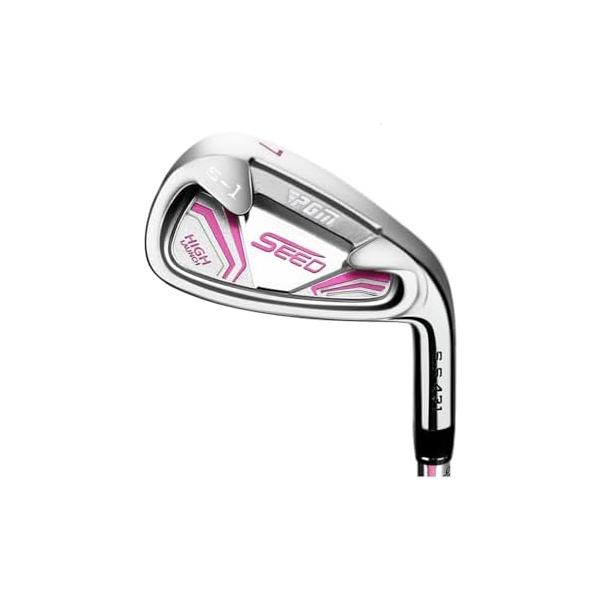 レディース向けのジュニア用、アイアン7番の右用単品モデルです。練習や初心者向けに設計されています。ヘッドはステンレス鋼、フェースはカーボンボディを使用しています。シャフト調子は高(4.5度)、バランスはD1です。シャフト長さは30インチ、3...
