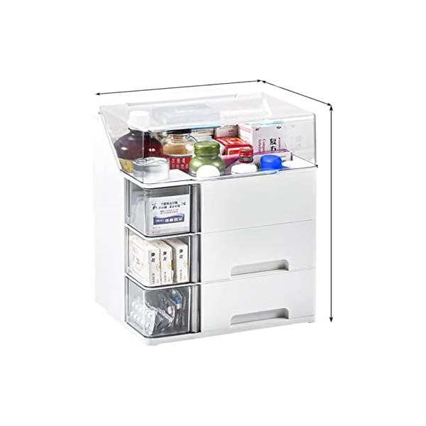 大容量で引き出し付きの収納ケースは、薬箱としてだけでなく、小物入れや救急箱、車載用としても活躍します。防塵と密閉構造で衛生的に保管できます。大容量設計で多くの薬や小物を収納可能です。引き出しが豊富で取り出しやすく整理できます。防塵・密閉構造...