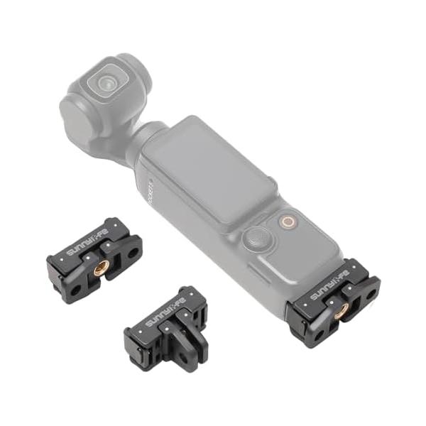 OSMO Pocket 3専用のクイックリリース式マウントアダプターです。1/4ネジ穴とGoPro用コネクターを備え、三脚や自撮り棒など様々なアクセサリーに取り付けられます。CNCアルミニウム合金製で軽量かつ強度があり、金属製バックルで確実...