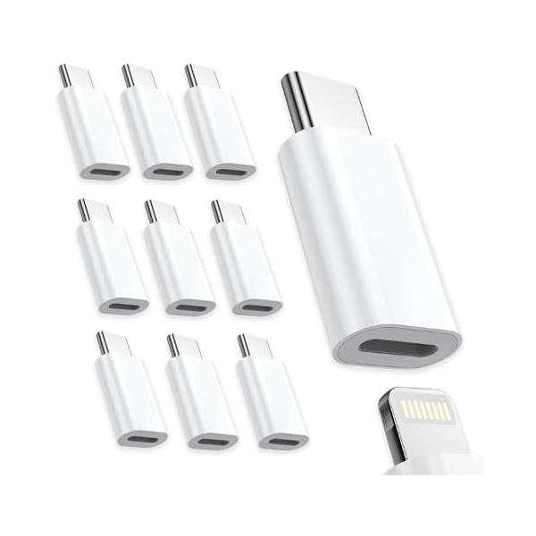 iPhoneやMacBookなどUSB-C機器の充電用変換アダプタです。PD規格に対応し、最大60Wでの急速充電が可能です。過熱・過電流防止のスマートチップを内蔵しています。接続可能な機器はiPhone 15/16、MacBook、iPad...