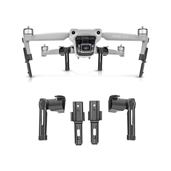 Mavic Air 2およびDJI Air 2Sに対応する拡張ランディングギアです。高さを37mm増加させ、ジンバルレンズと機体底面の保護を図ります。ABSとPC素材を使用した軽量設計で、取り付け・取り外しが簡単です。付属のクッション材マッ...